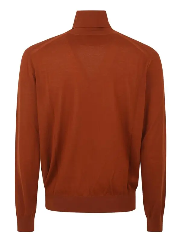 Saint Laurent Turtleneck Sweater - Brique