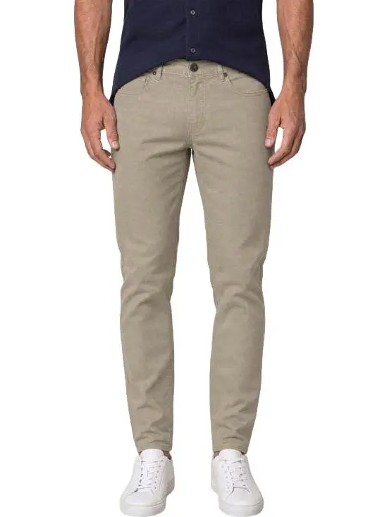 Robert Talbott Fernando Comfort Stretch Linen Blend 5 Pocket - Stone