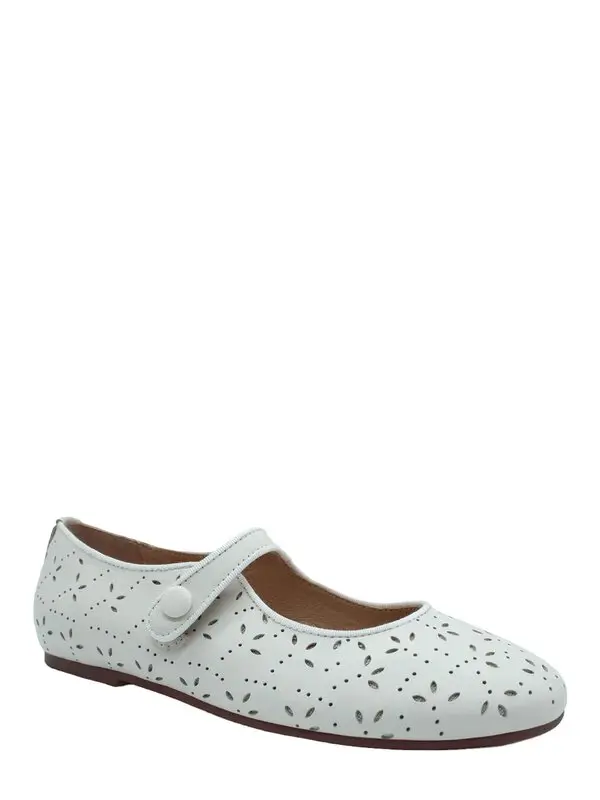 KNEETOES Everly Ballerina - White