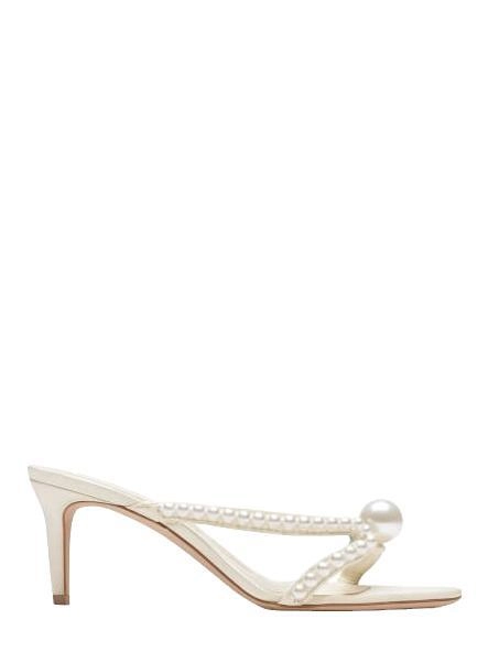 ZENA ZIORA Her Grace 60 Pearl Stiletto Sandal - Ivory