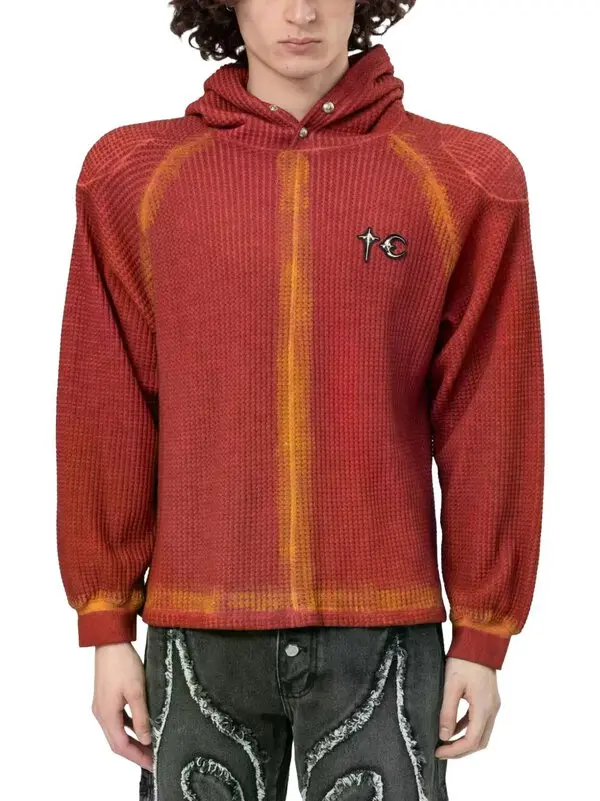 THUG CLUB Bulk Shoulder Hoodie - Red