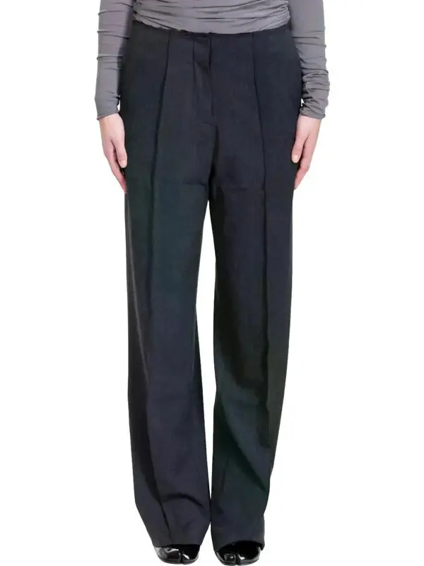 ENTIRE STUDIOS Zerobound Pleated Wide-leg Trousers - Grey