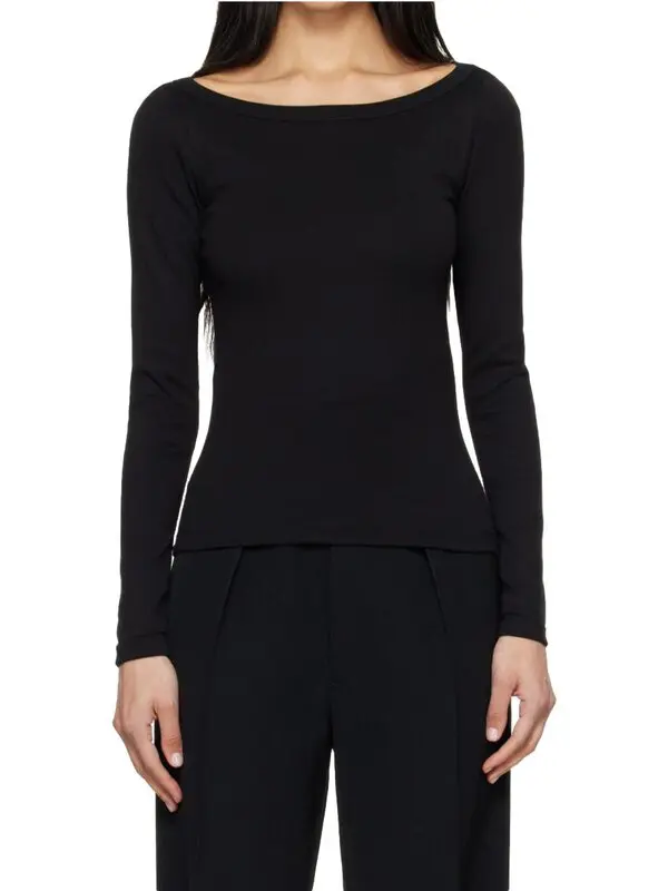 FLORE FLORE Steffi Long-sleeve T-shirt - Black