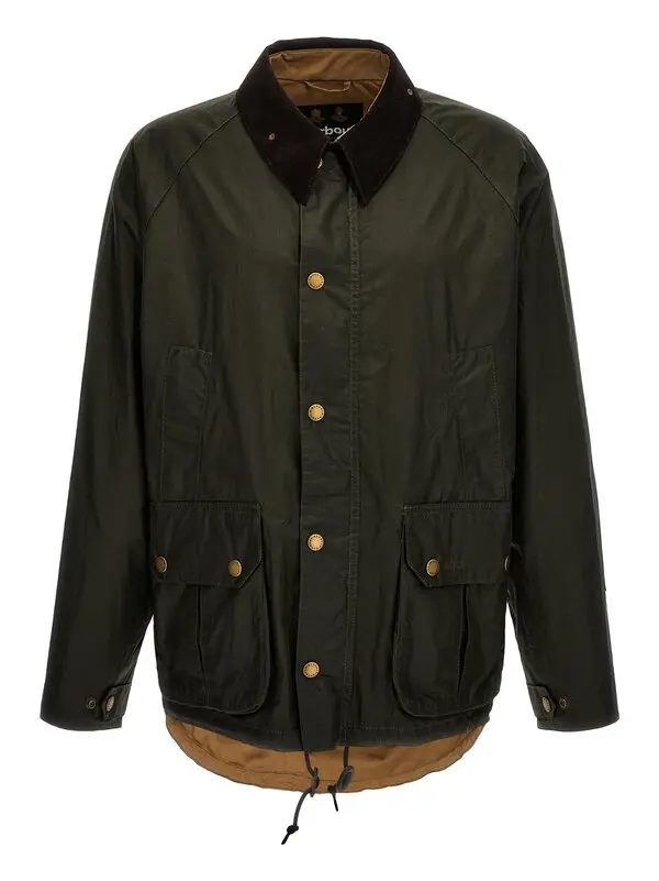 Barbour Collared Button-up Jacket - Green