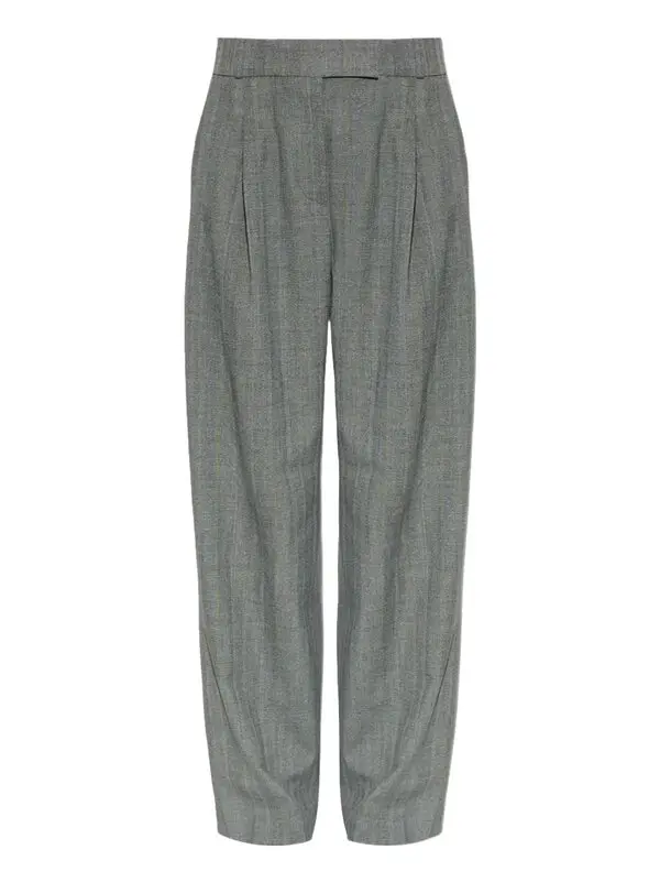 Baum Und Pferdgarten Neya Pleated Wide-leg Pants - Grey