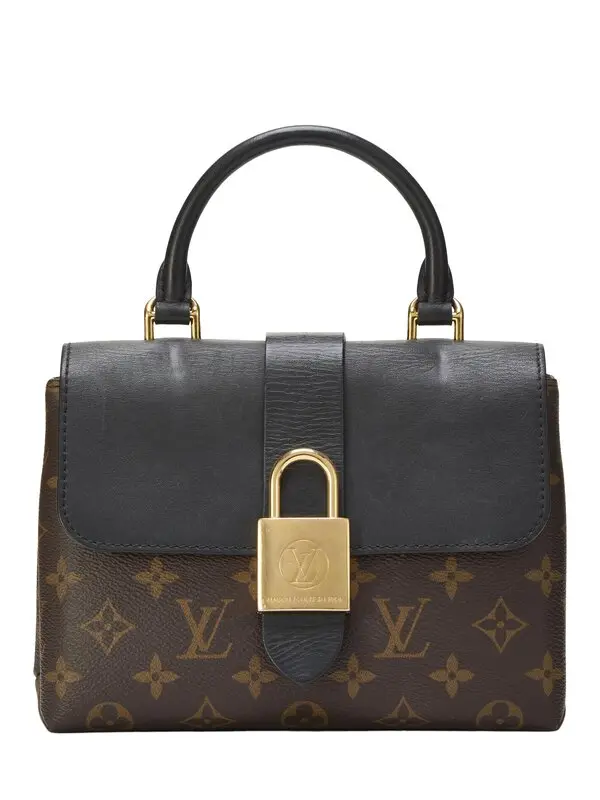 LOUIS VUITTON Monogram Canvas Locky - Black