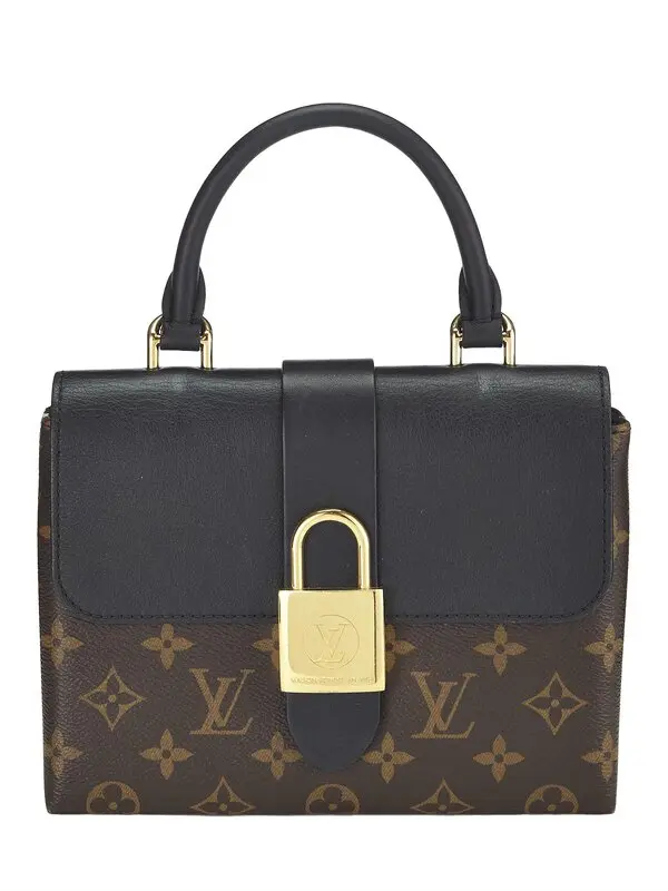 LOUIS VUITTON Monogram Canvas Locky - Black