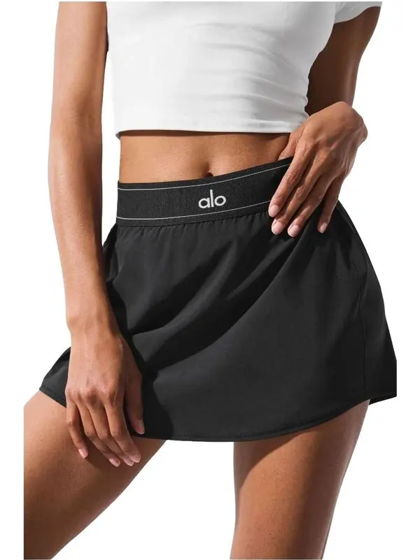 Alo Yoga Match Point Skirt - Black