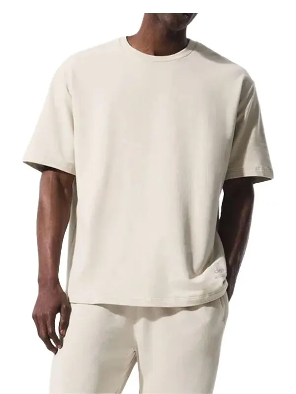 Alo Yoga Double Take T-shirt - Bone