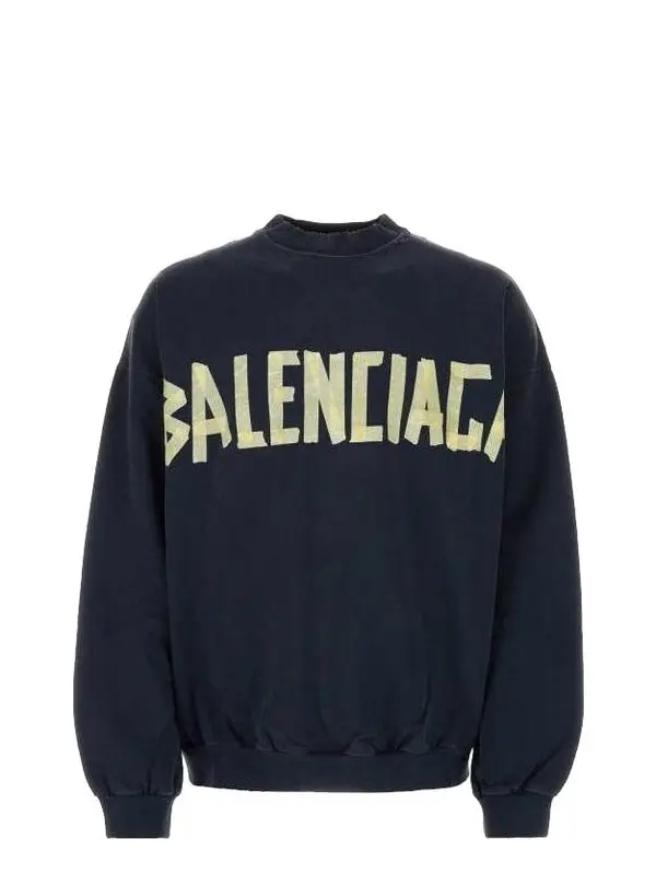Balenciaga Tape Type Crewneck Sweatshirt - Blue