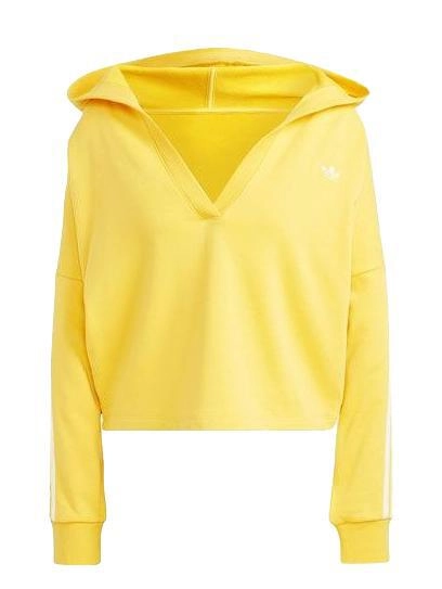 Adidas Originals V-neck Short Hoodie - Gold