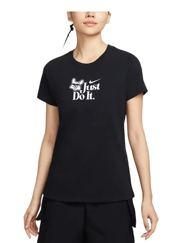 Nike Sports Casual Short-sleeve T-shirt - Black