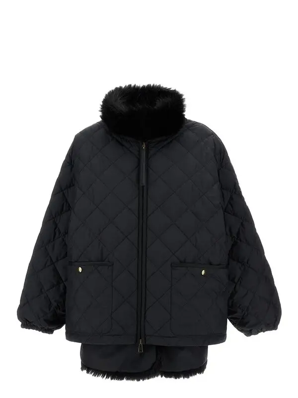 Moncler Piumino 3-in-1 Chaleureux Con Gilet Reversibile - Nero