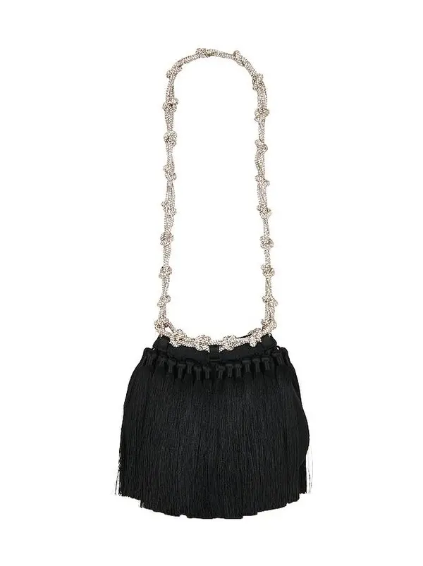 SIMONMILLER Tassel Knotty Bag - Black