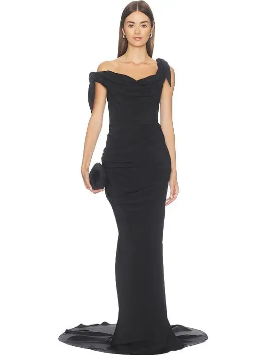 Cult Gaia Nysa Gown - Black