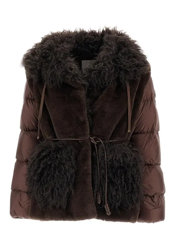 Moncler Giacca Imbottita Immersif - Marrone