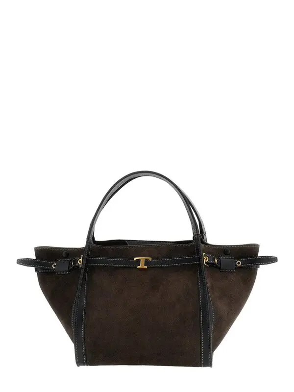 TOD'S Borsa Tim Shopping Piccola - Marrone
