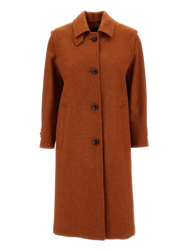 SCHNEIDERS Lena Cappotto Loden Lungo - Orange