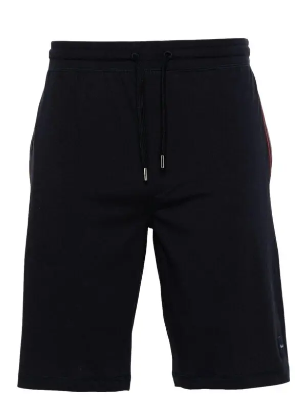 Paul Smith Logo Patched Shorts - Black