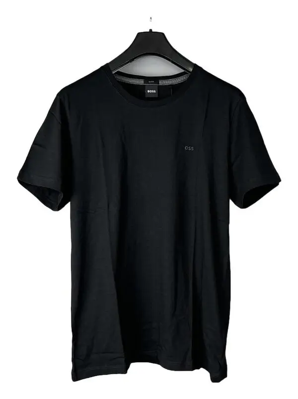 Hugo Boss Round Collar Logo T-shirt - Black