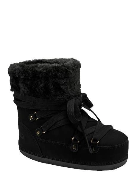 Karl Lagerfeld Paris Prynn Faux Fur Bootie - Black