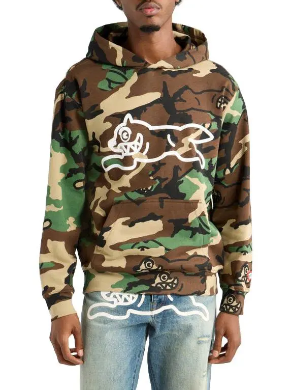 ICECREAM Caramel Cotton Uflage Graphic Hoodie - Camo