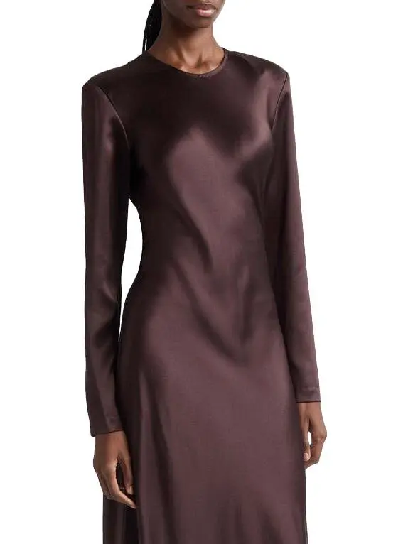 HEIRLOME Mercedes Silk Maxi Dress - Ganache