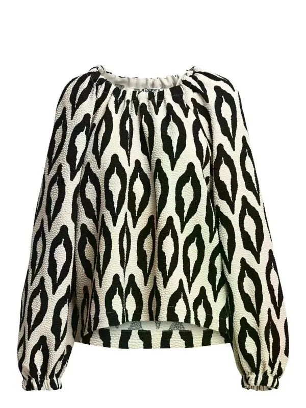 Essentiel Antwerp Kolorful Off-the-shoulder Blouse - Neutrals