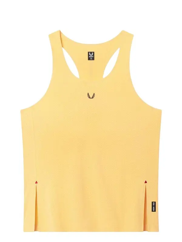 ASRV Aerotex Perforated Racerback Run Tank - Amber