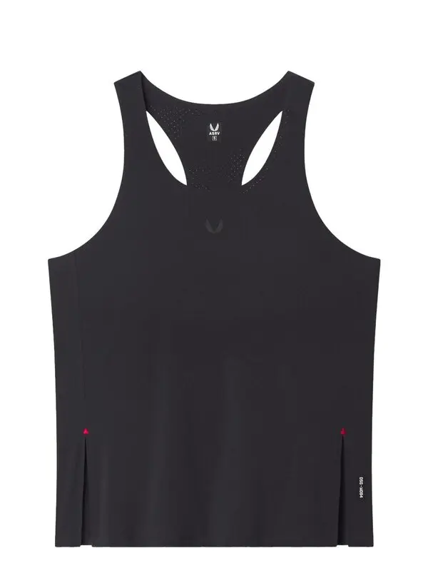 ASRV Aerotex Perforated Racerback Run Tank - Black