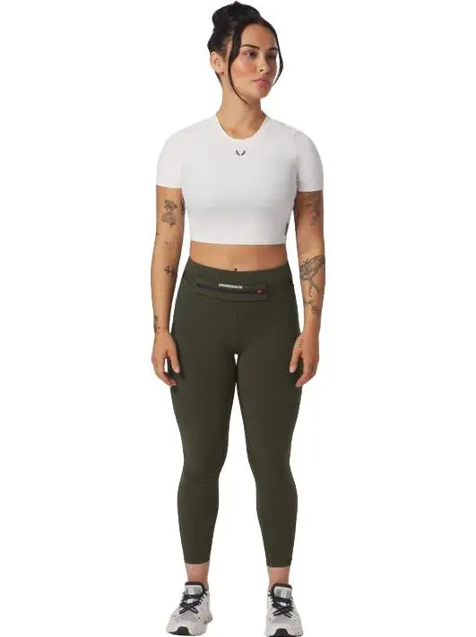 ASRV Lycra 3 In 1 Legging - Olive