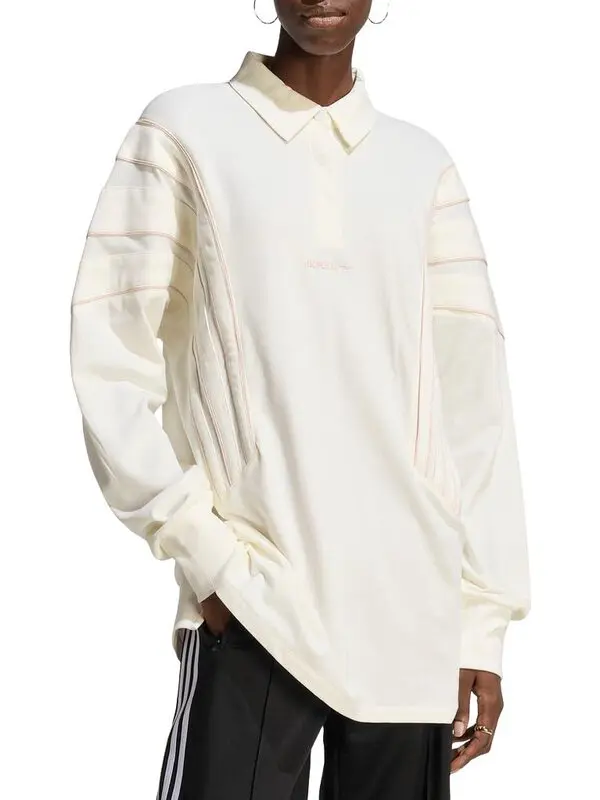 Adidas Santiago Long Sleeve Tee - Off White