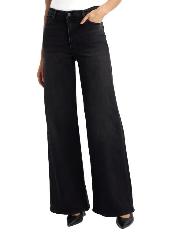 FRAME The Palace High Waist Wide Leg Jeans - Fable
