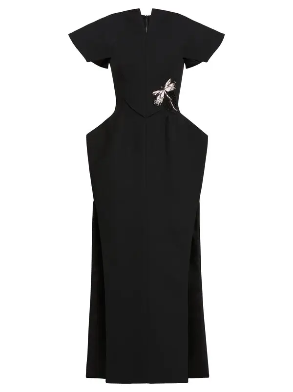 Maticevski Established Midi Dress - Black