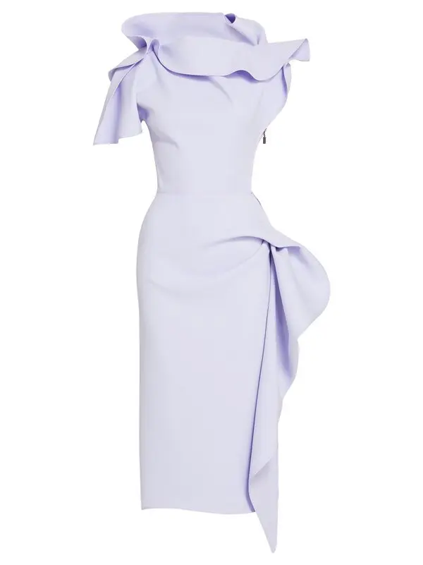 Maticevski Circulate Midi Dress - Purple