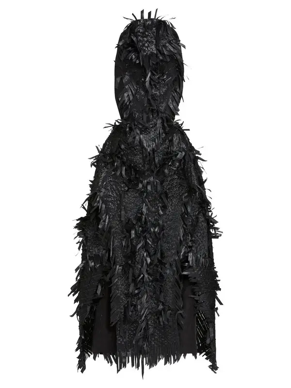 Maticevski Determiner Silk Maxi Dress - Black