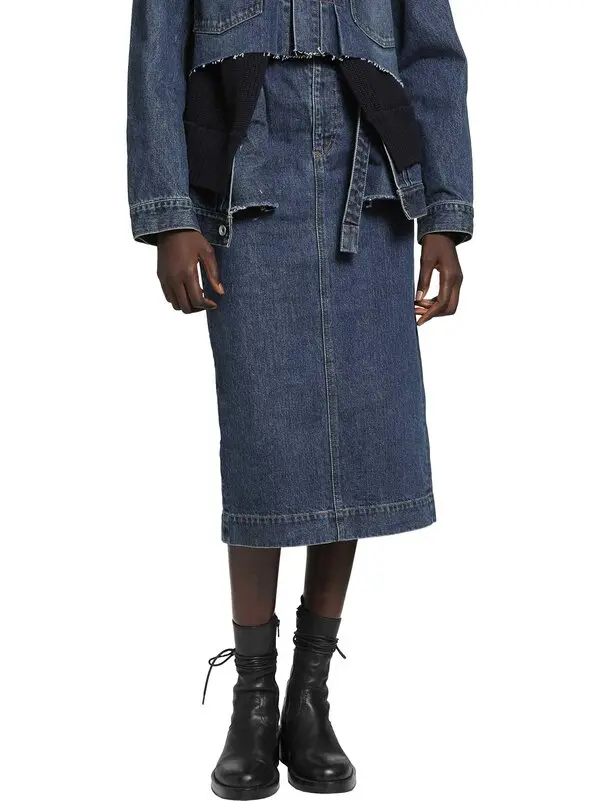 Sacai Denim Skirt - Blue