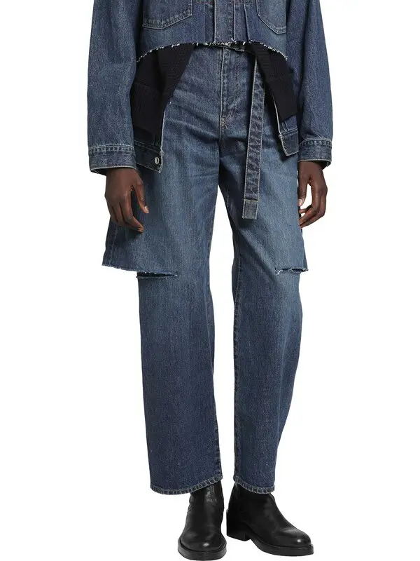 Sacai Denim Pants - Blue