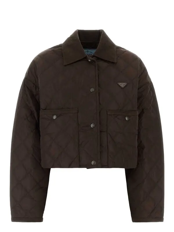 Prada Chocolate Re-nylon Reversible Jacket - Brown