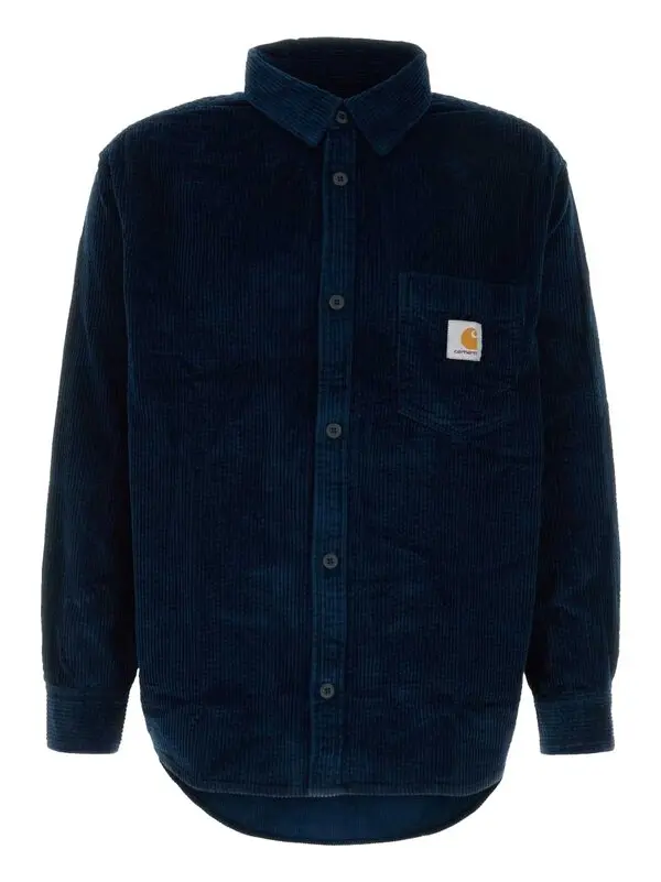 Carhartt Work In Progress Corduroy Loyde Shirt - Blue