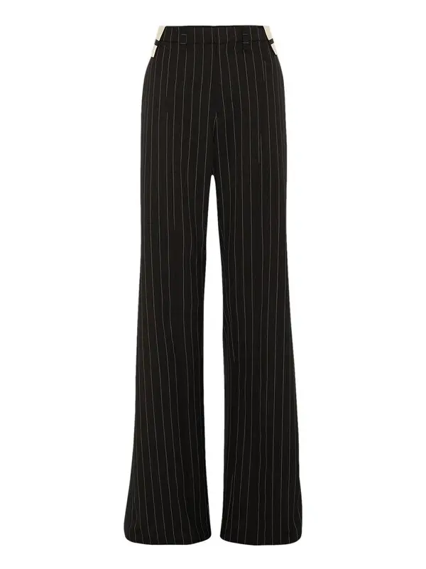 JEAN PAUL GAULTIER Exposed Waistband Tailoring Trouser - Black