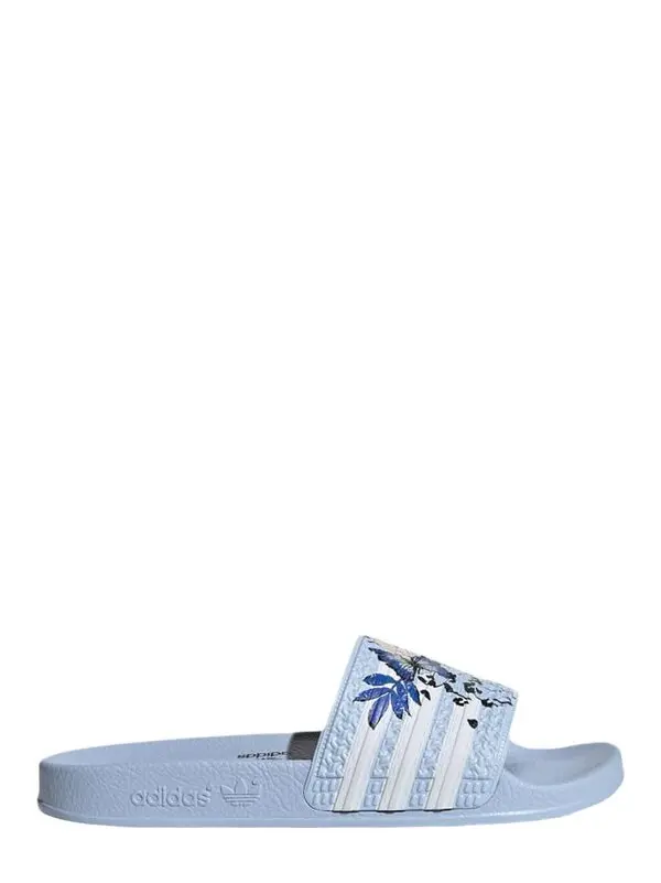 Adidas Her Studio London X Adilette Slide J 'colorful Blossoms - Blue
