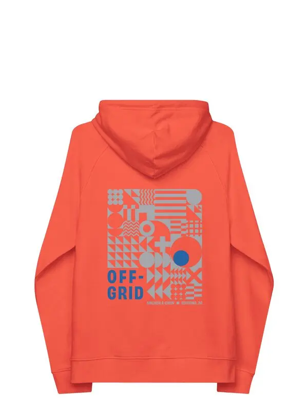 ANCHOR & CREW Burnt Twenty Off-grid Editions Organic Cotton Hoodie - Orange