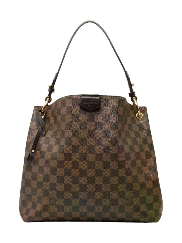 LOUIS VUITTON 2018 Damier Ebene Graceful Pm Shoulder Bag - Brown