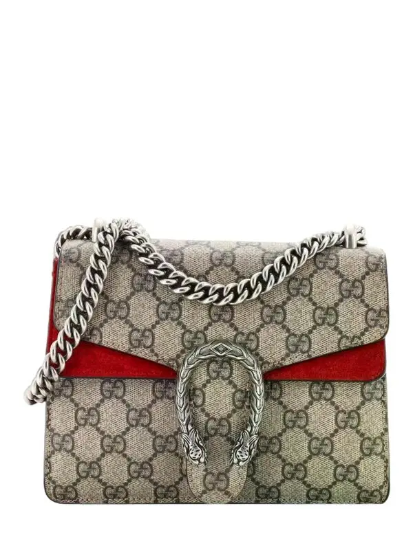 Gucci Dionysus Bag Gg Coated Canvas Mini Crossbody Bag - Brown