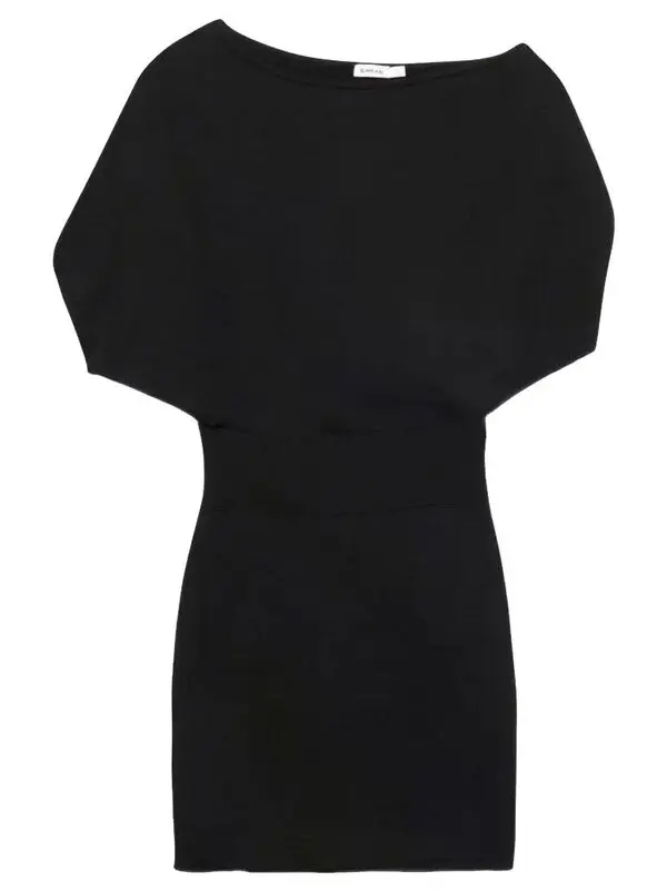 Simkhai Shania Off-shoulder Knit Mini Dress - Black