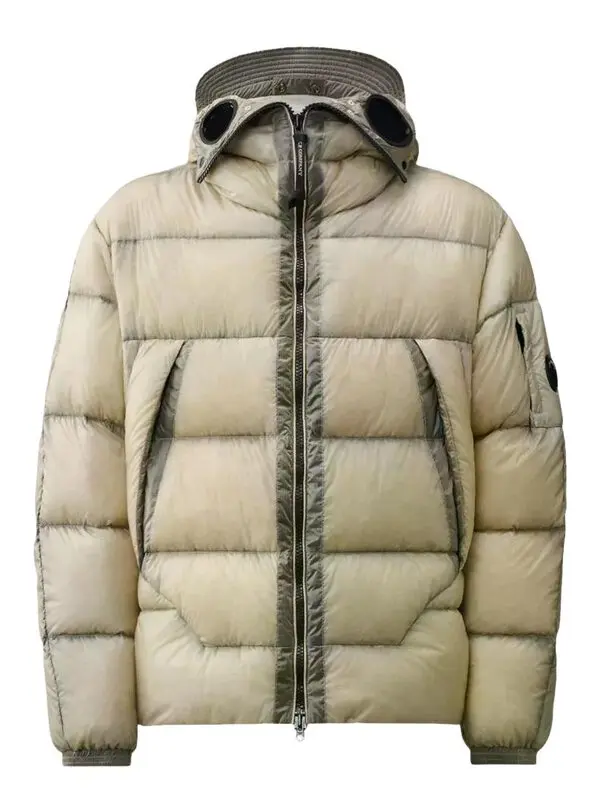 C.P. COMPANY Goggle-hood Padded Jacket - Neutrals