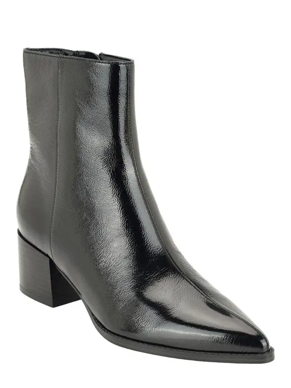 Nine West Becky Leather Bootie - Blk01