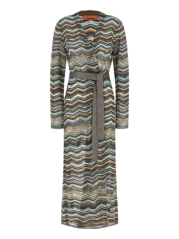 Missoni Chevron Lamé Cardigan - Multi