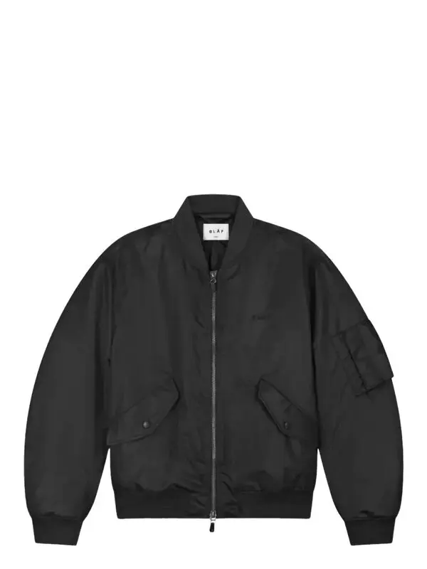 OLAF Zip-up Bomber Jacket - Black